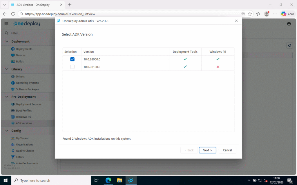 How To: Upgrade Your Windows ADK Version - OneDeploy